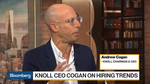 Knoll CEO Sees Robust Hiring in U.S. Job Market - Video - BNN