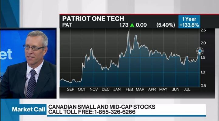 Peter Hodson discusses Patriot One Tech - Video - BNN