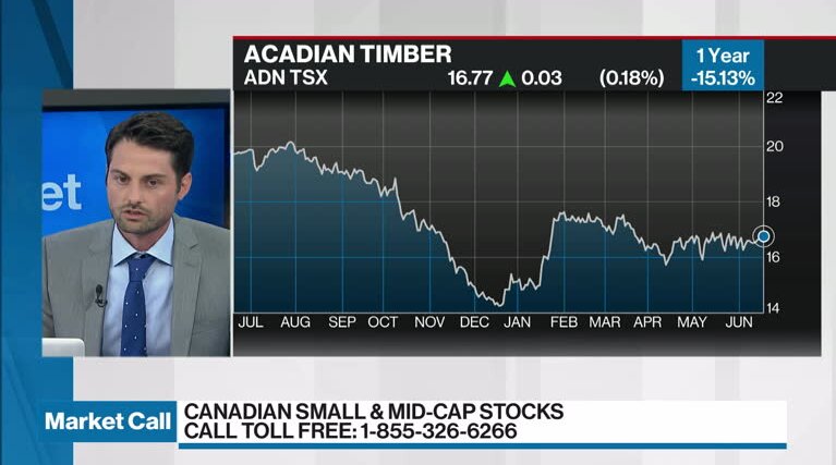 Ryan Modesto discusses Acadian Timber - Video - BNN
