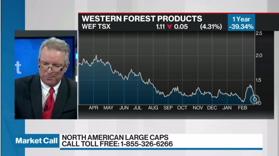 Brian Acker discusses Western Forest Products - Video - BNN