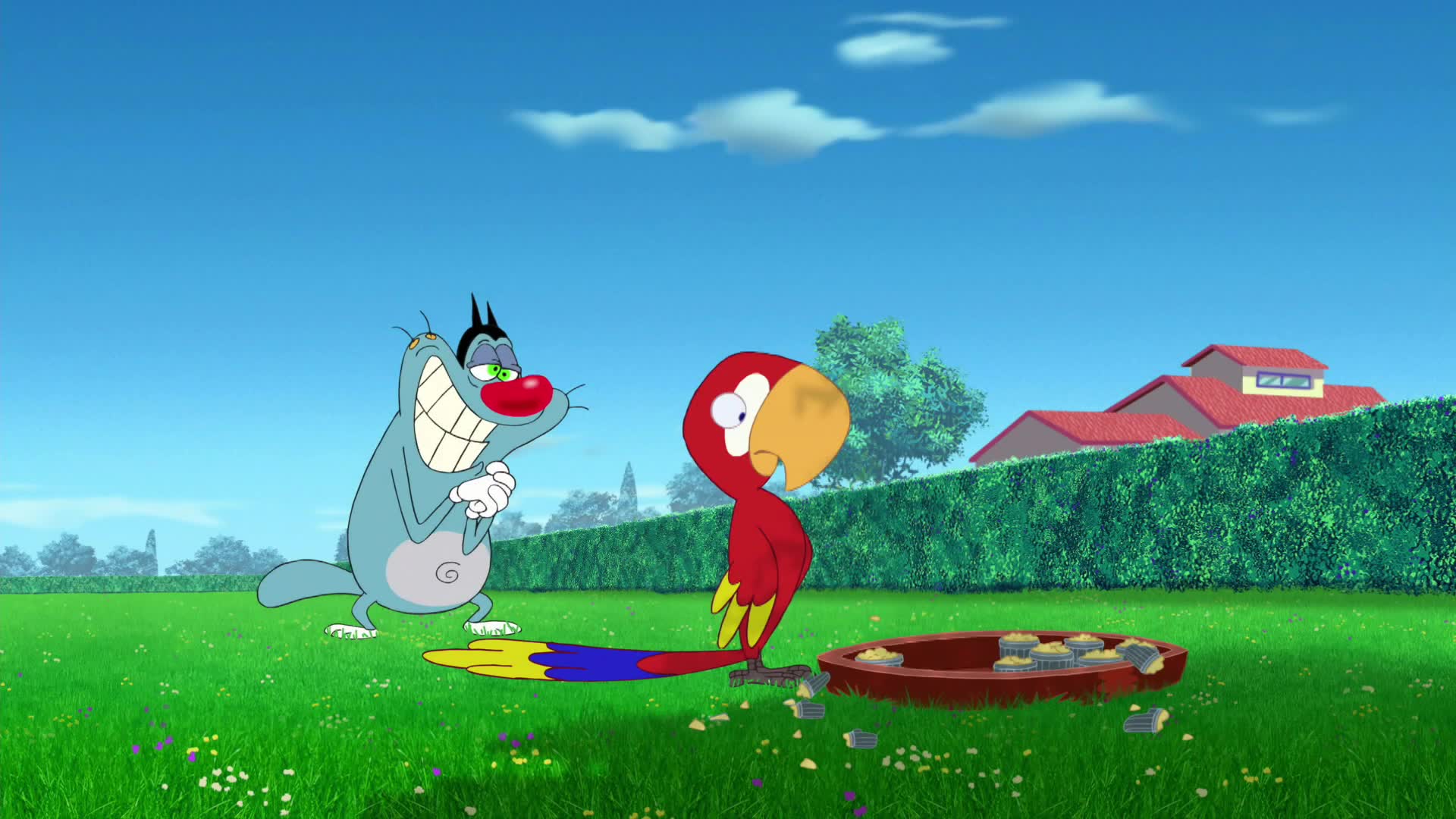 Buddy Parrot | S4:E13 | Oggy and the Cockroaches