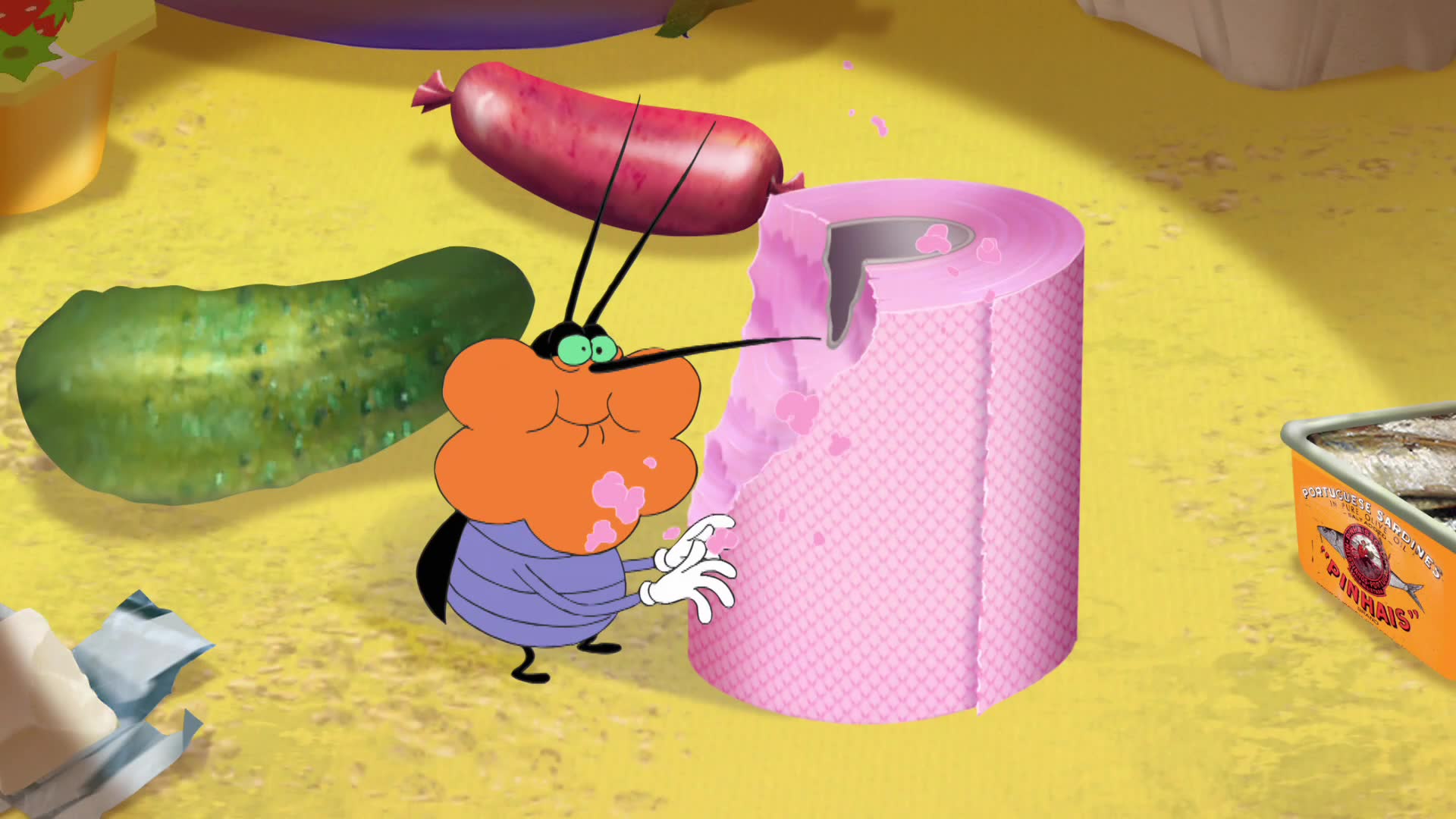 Oggy and the Magic Smile | S4:E48 | Oggy and the Cockroaches