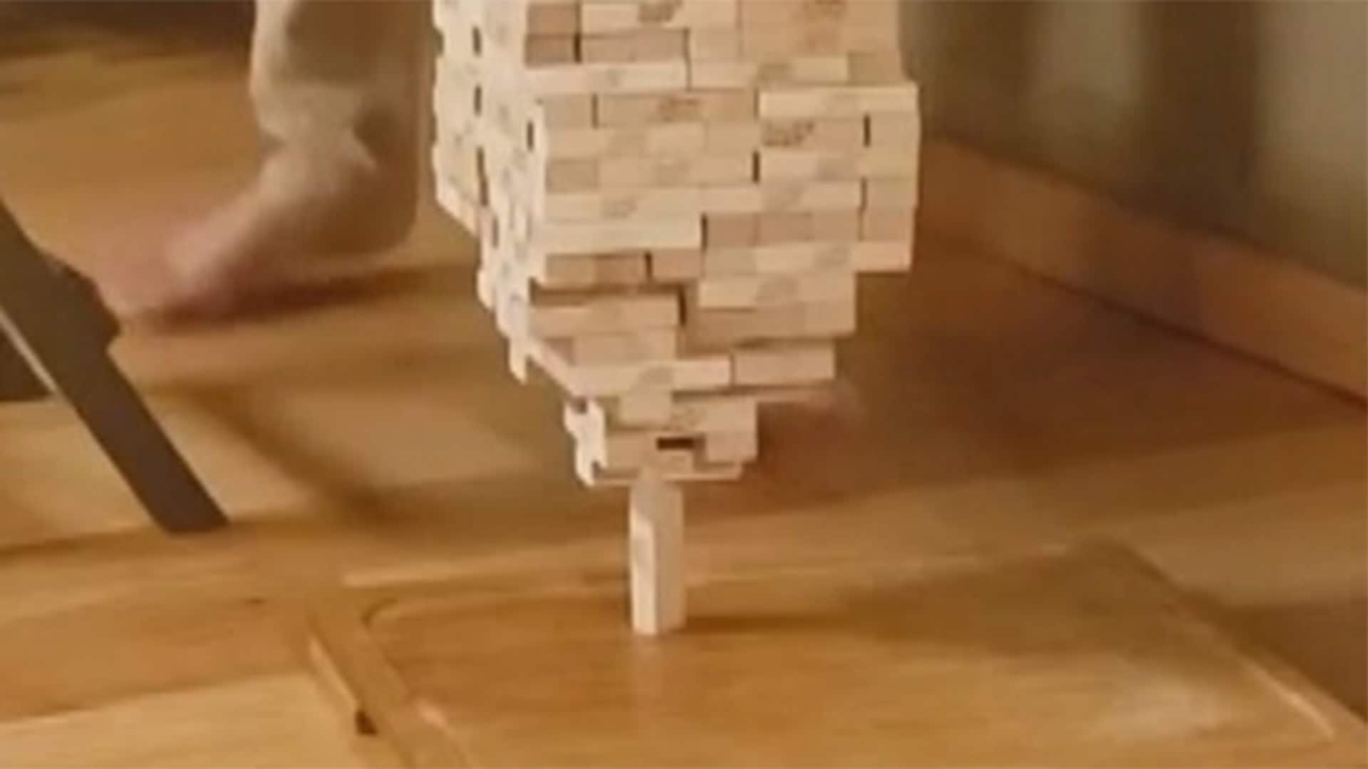 Jenga World Record Pisa Soccer