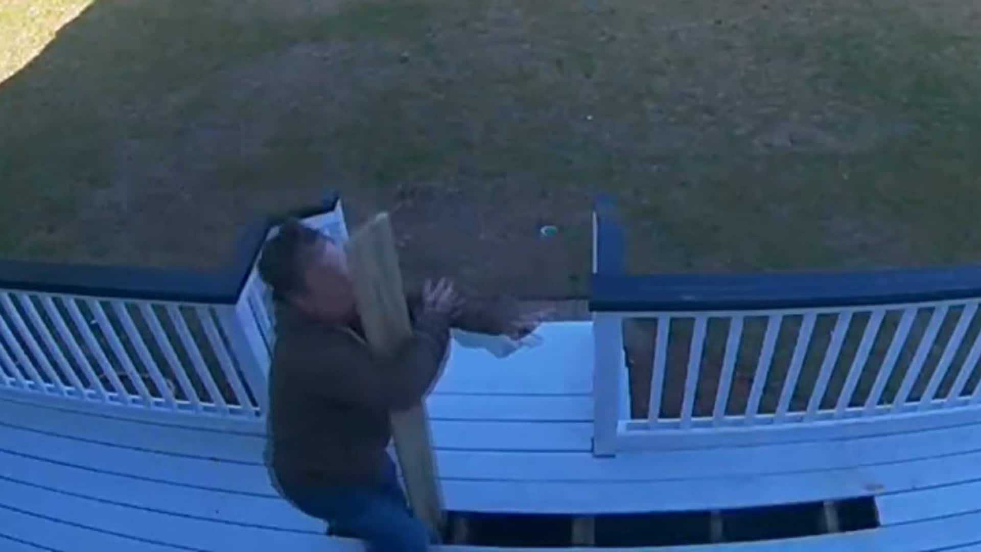 CTV Your Morning | Man's epic DIY deck fail caught on security camera