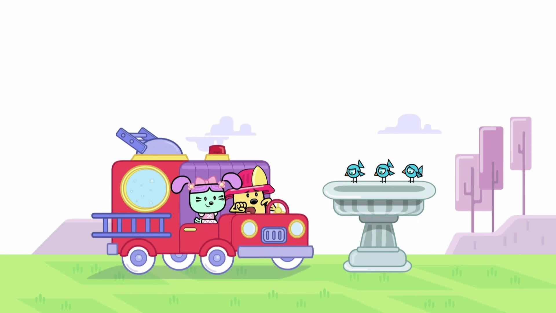 Wubbzy and the Fire Engine; Too Much of a Doodle Thing | S2:E3 | Wow ...