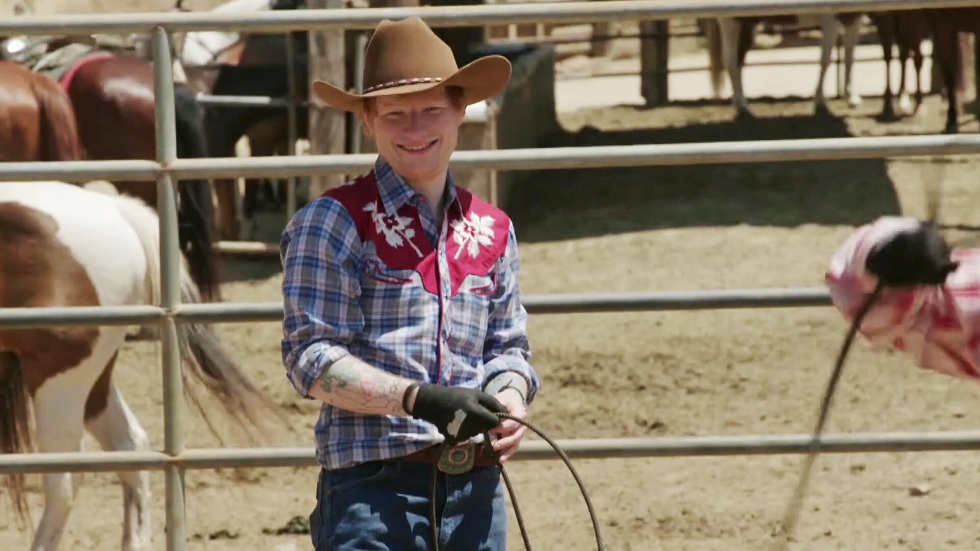 Clips: Cowboy Training With Ed Sheeran