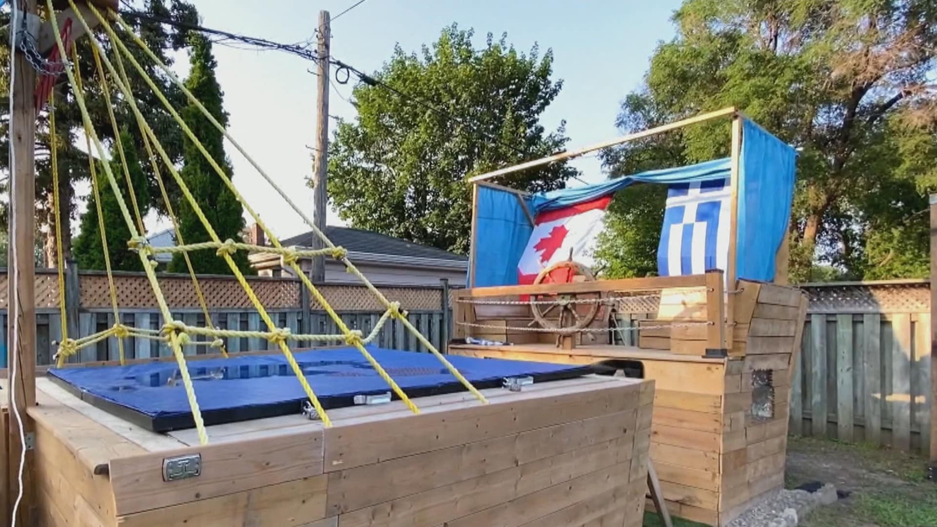 CTV Your Morning | Backyard pirate ship rebuilt to follow Toronto city ...