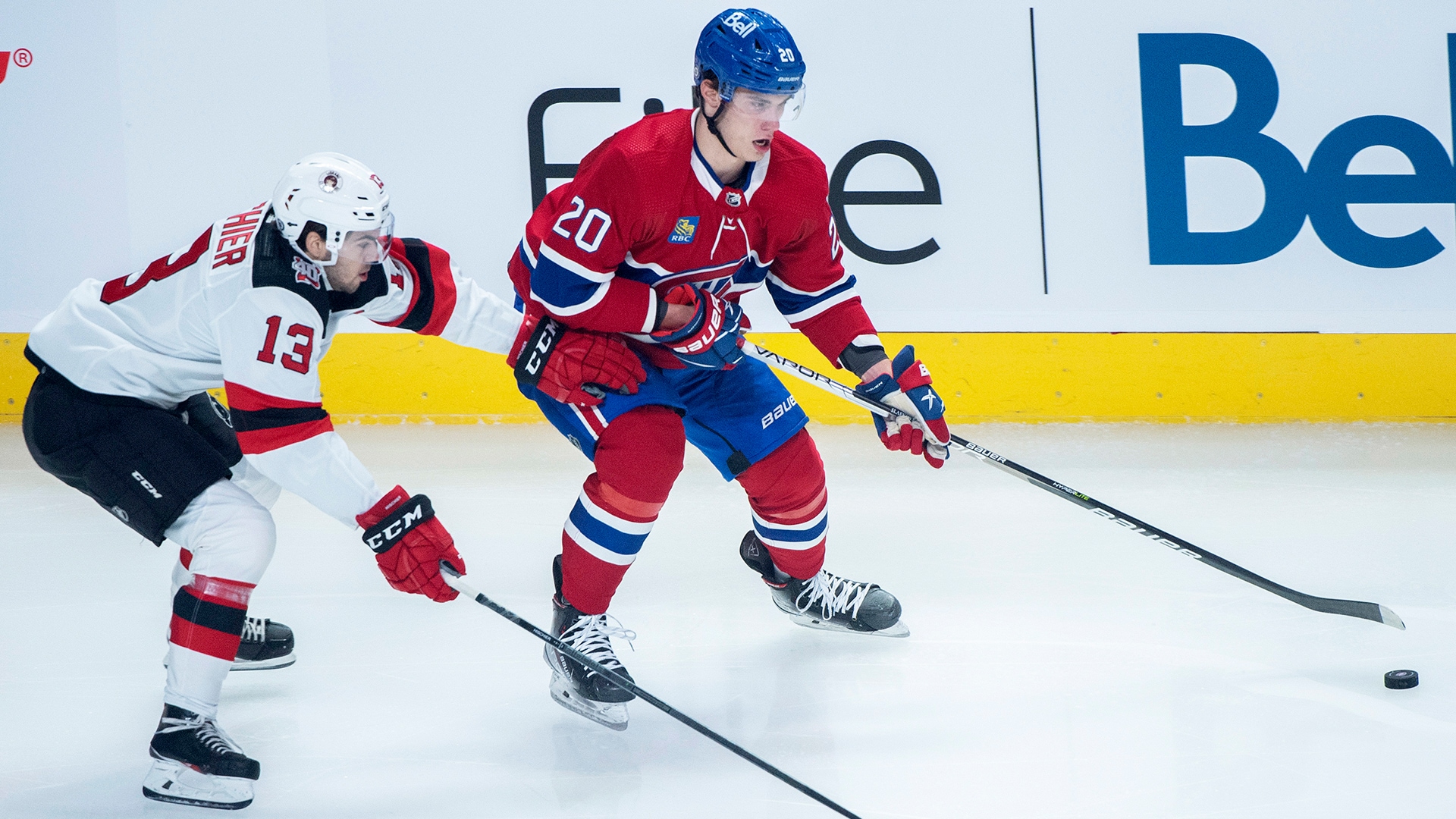 Habs' Slafkovsky skating with Suzuki, Caufield - Video - TSN