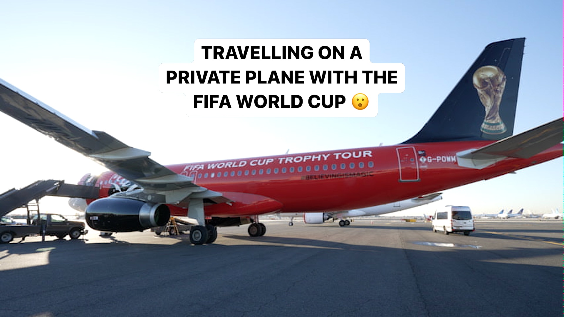 Private plane tour with the FIFA World Cup - Video - TSN