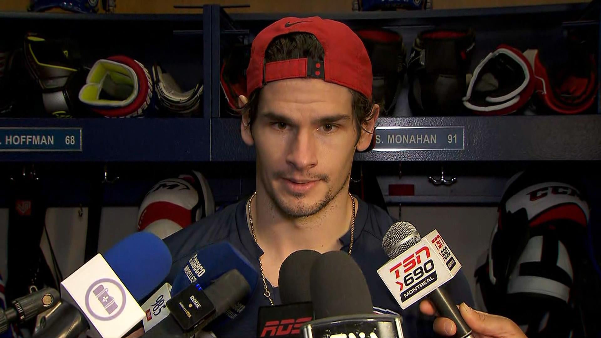 'It's fun to come to the rink': Monahan on Habs win streak - Video - TSN