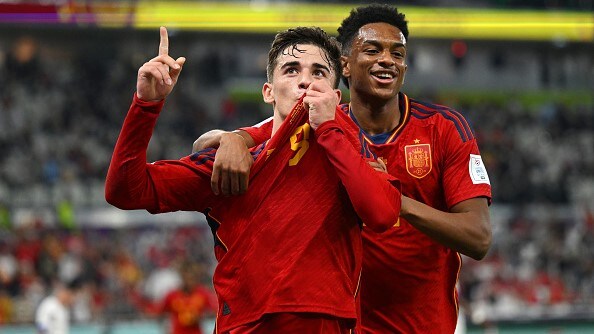 Must See: 18-year old Gavi's perfect touch puts Spain up 5-0