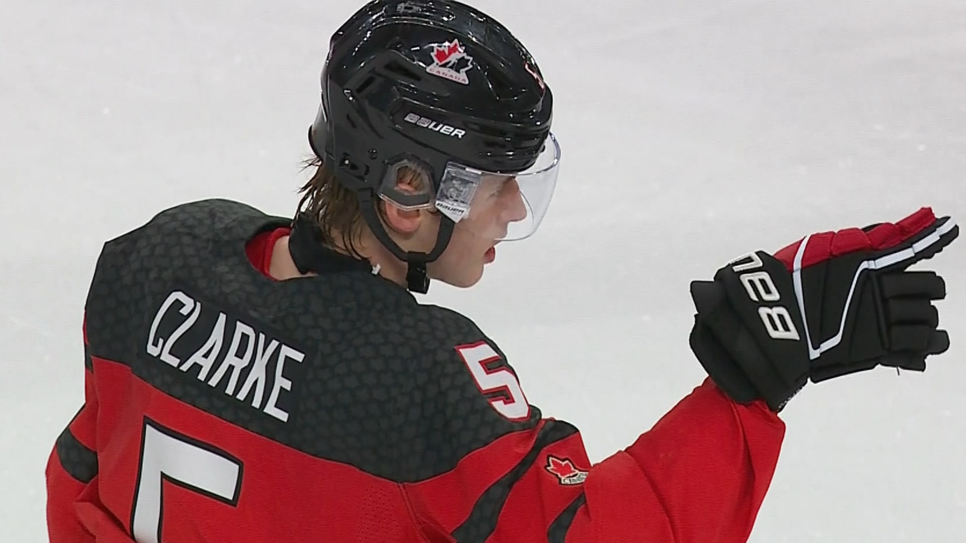 Clarke scores off blast from the point to extend Canada's commanding ...