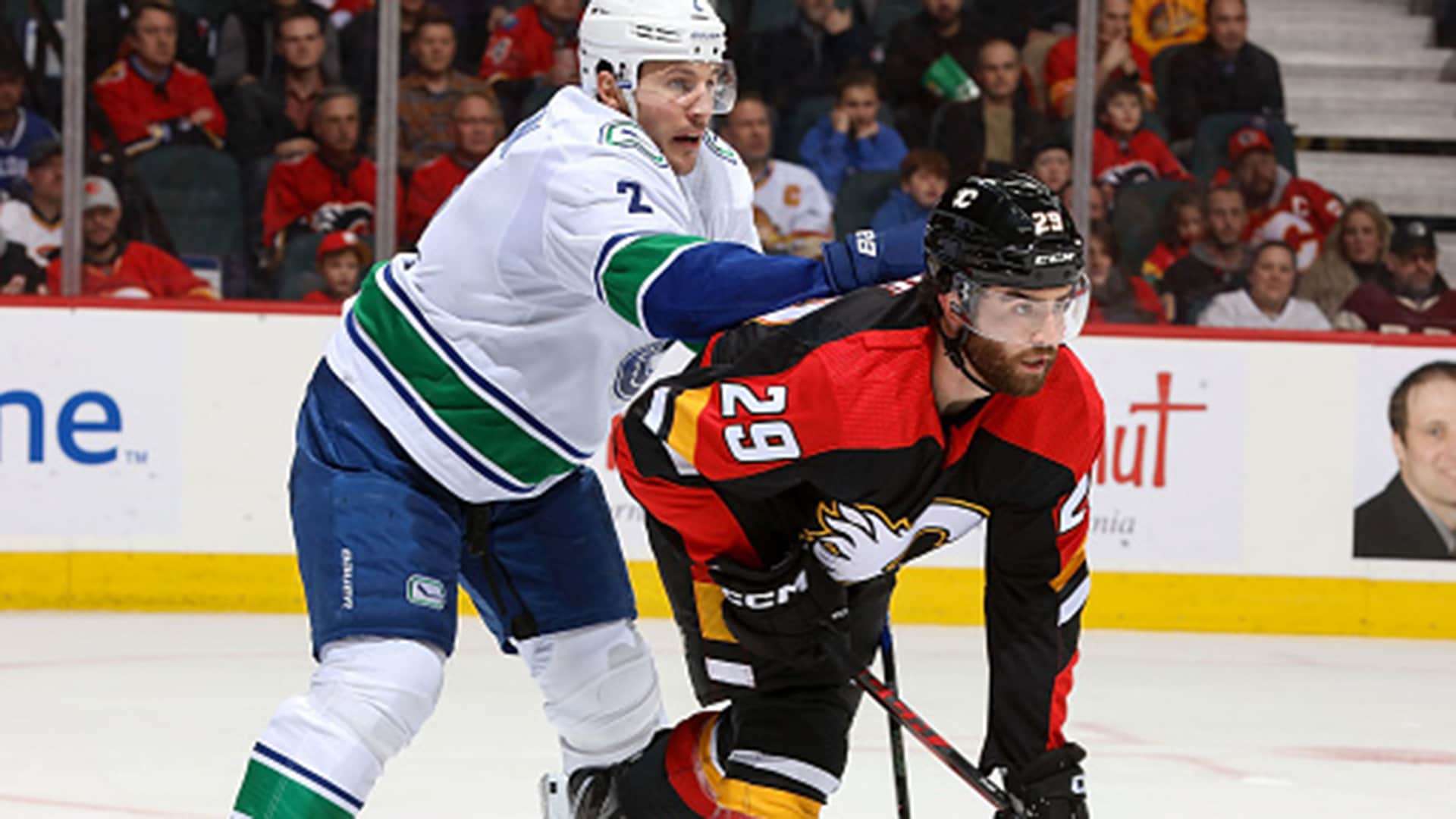 Pacific division rivals Canucks, Flames square off in 'four-point game ...