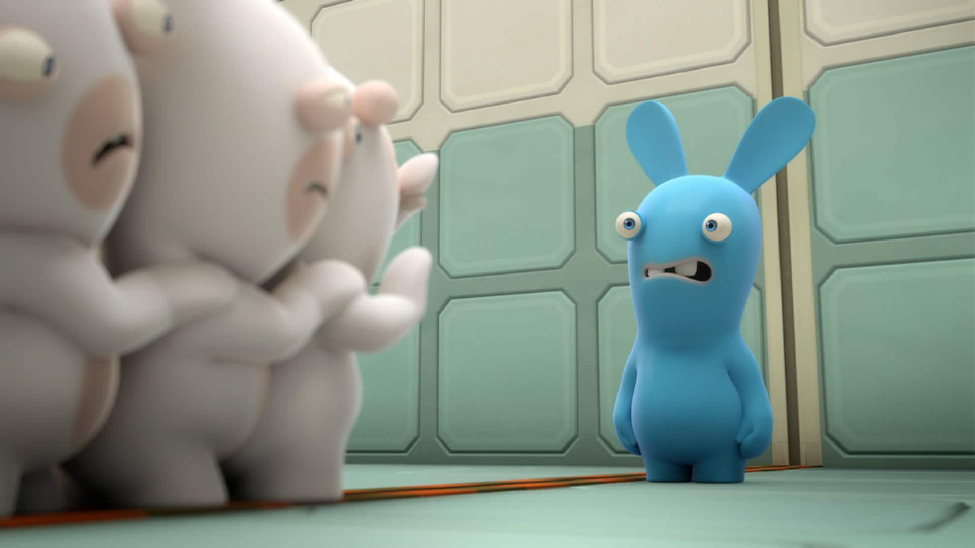 Rabbids Invasion | S1:E55 | Rabbid Test N°98005-c: the Blue Rabbid