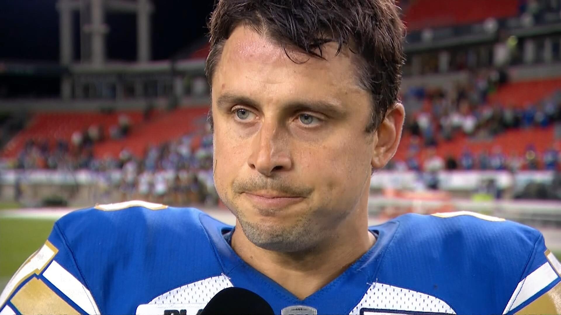 Collaros: 'The defence was unbelievable all night long' - Video - TSN