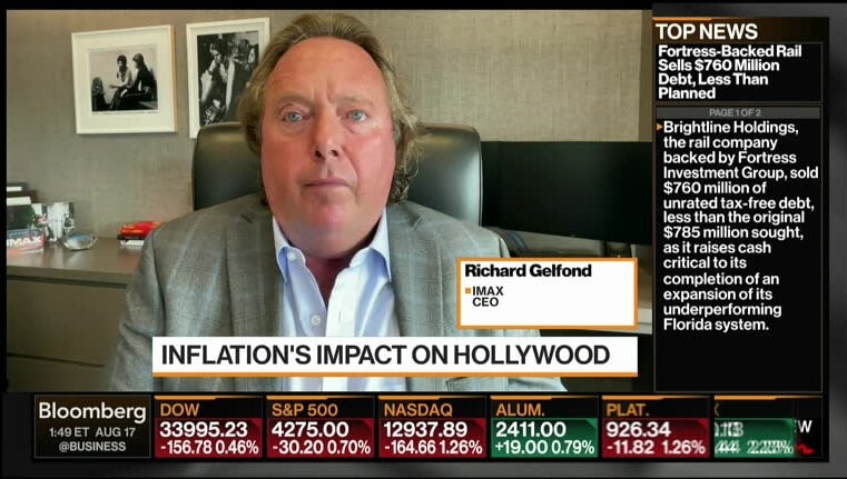 Competition with streaming options is last year’s news: IMAX CEO ...