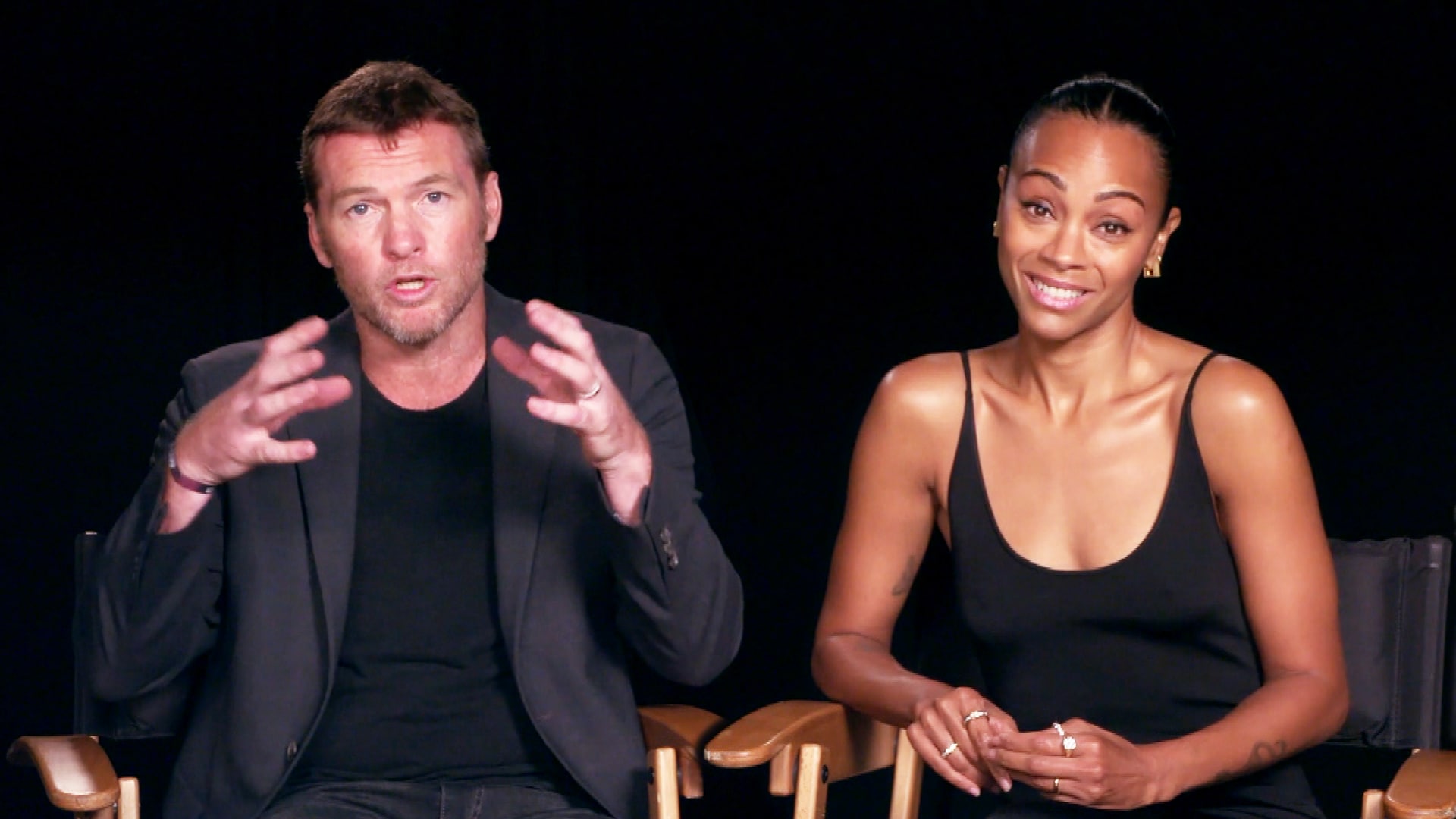 Etalk | S21:E12 | Zoe Saldaña and Sam Worthington on working with James ...