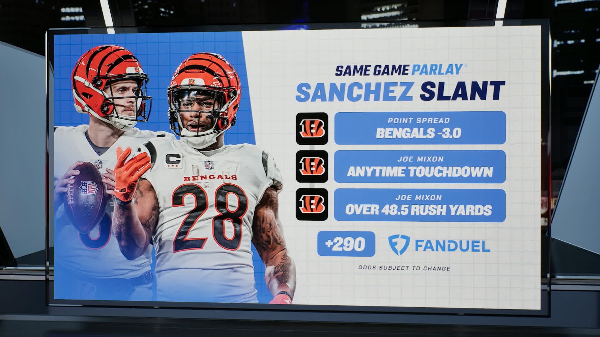 Sanchez Slant: Top plays in AFC North matchup between Bengals and ...