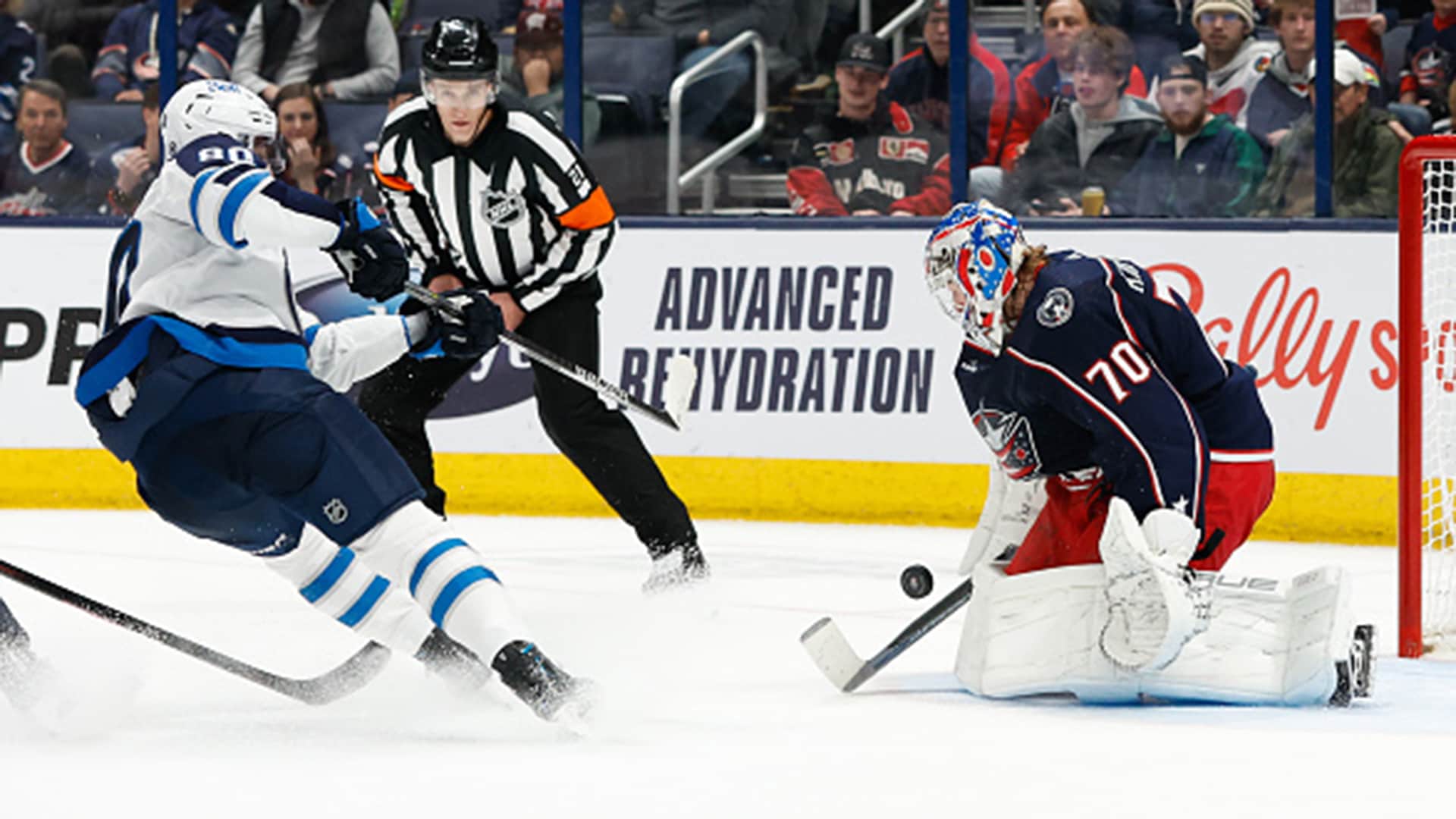 Jets miss chance to grab top spot in the West, fall to Blue Jackets ...