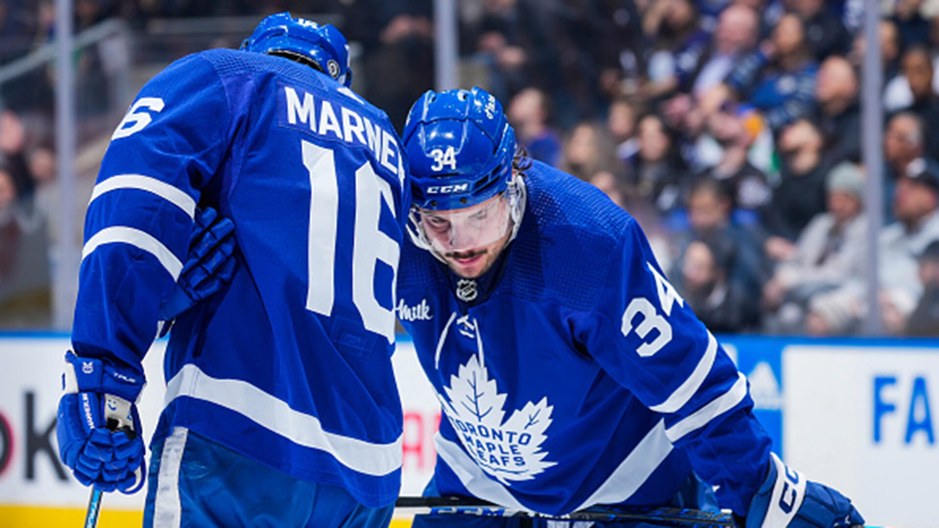 'Buzzsaw' Marner, Matthews get rest day after logging too many minutes