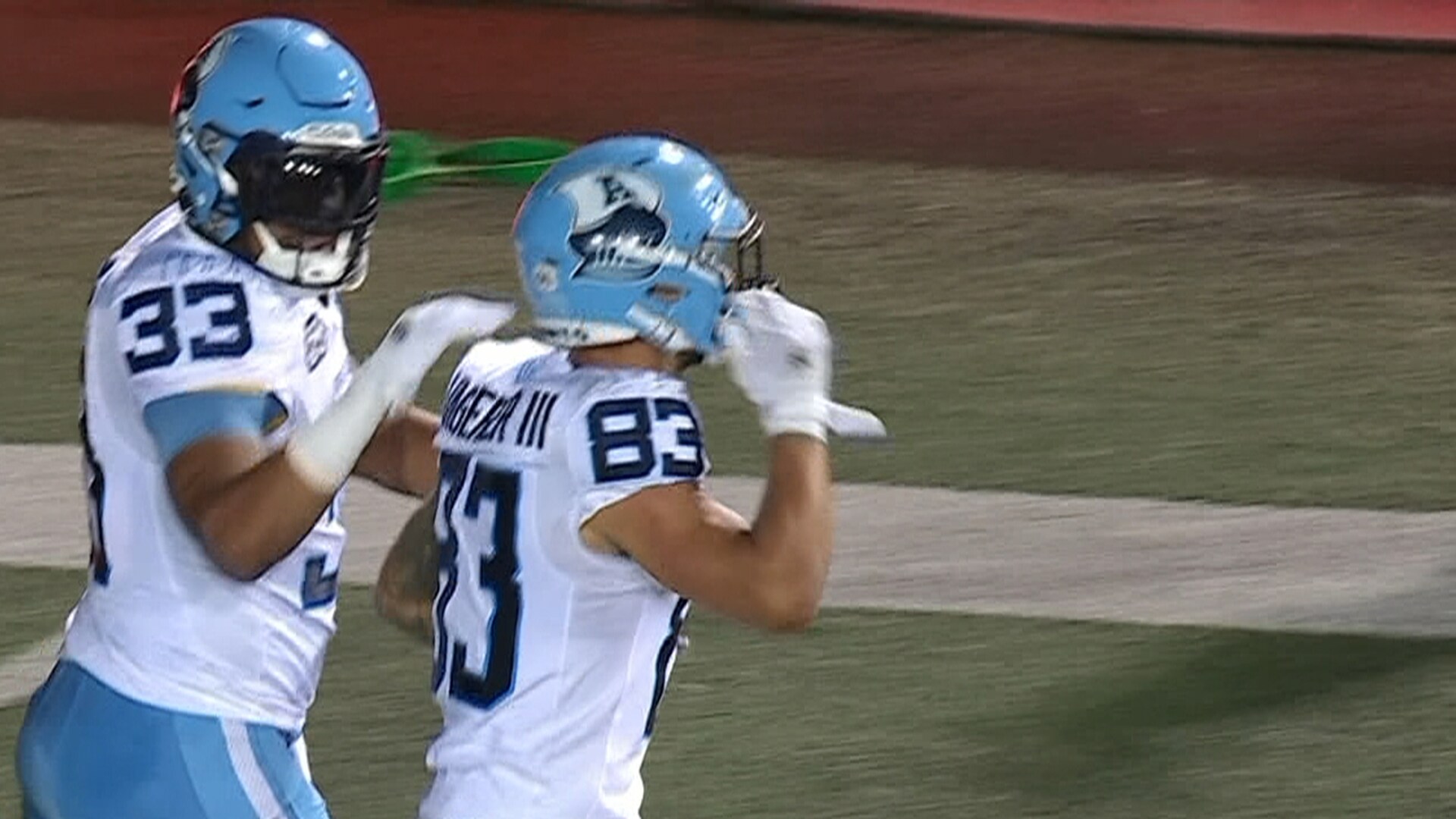 Kelly throws a bomb to Ungerer as Argos regain lead in fourth quarter ...