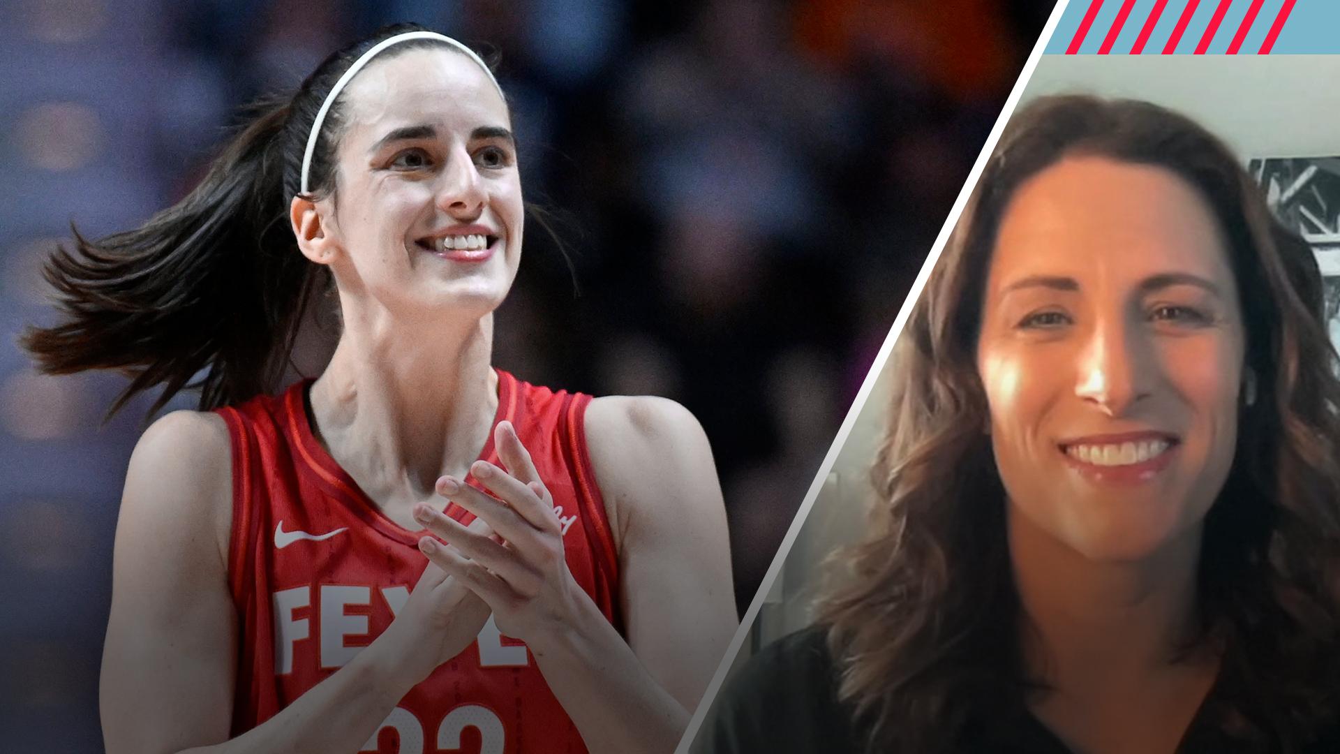 Stephanie White excited about coaching Caitlin Clark - Video - TSN