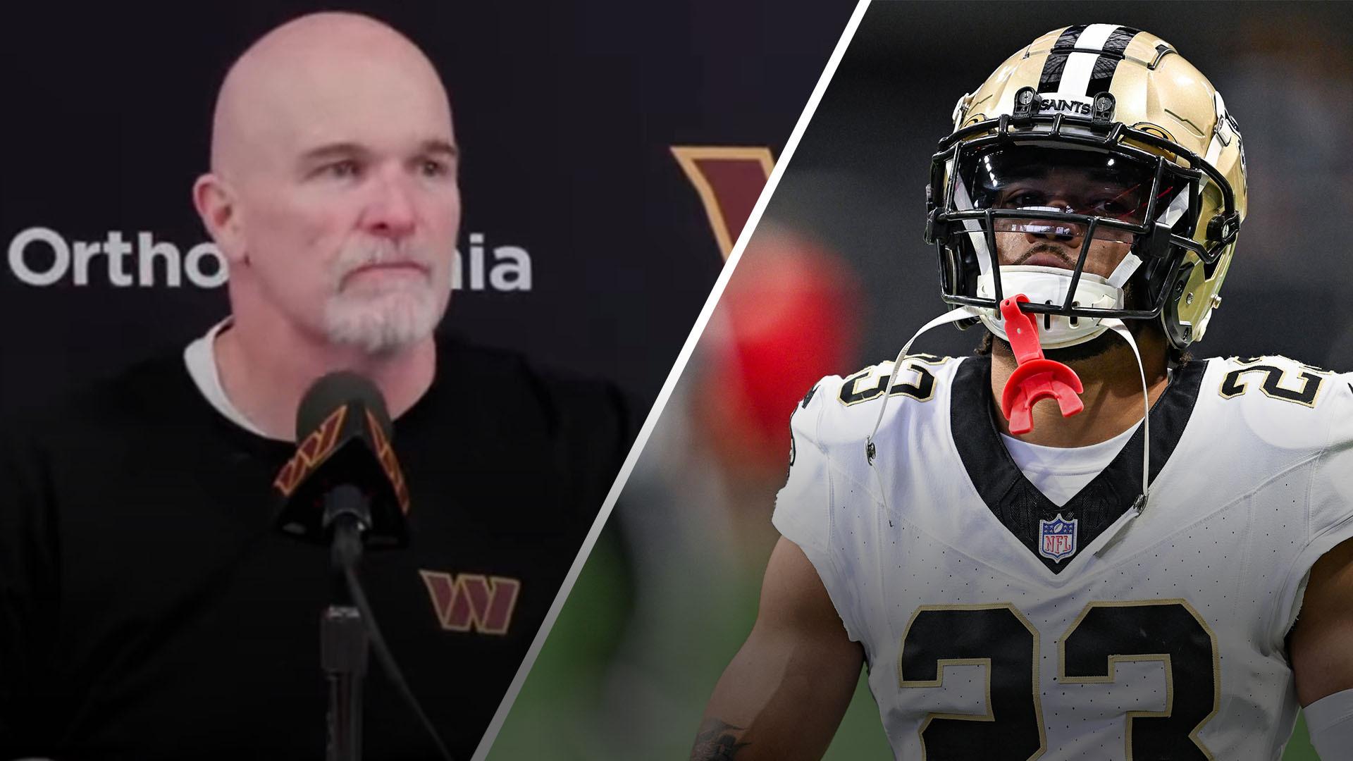 Dan Quinn 'pumped' for Marshon Lattimore's Commanders debut - Video - TSN