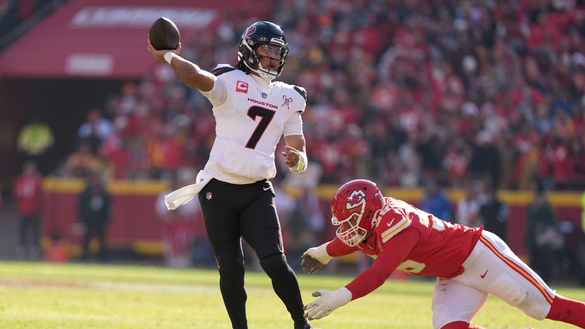 Must See: C.J. Stroud makes an incredible play for a Texans TD - Video ...