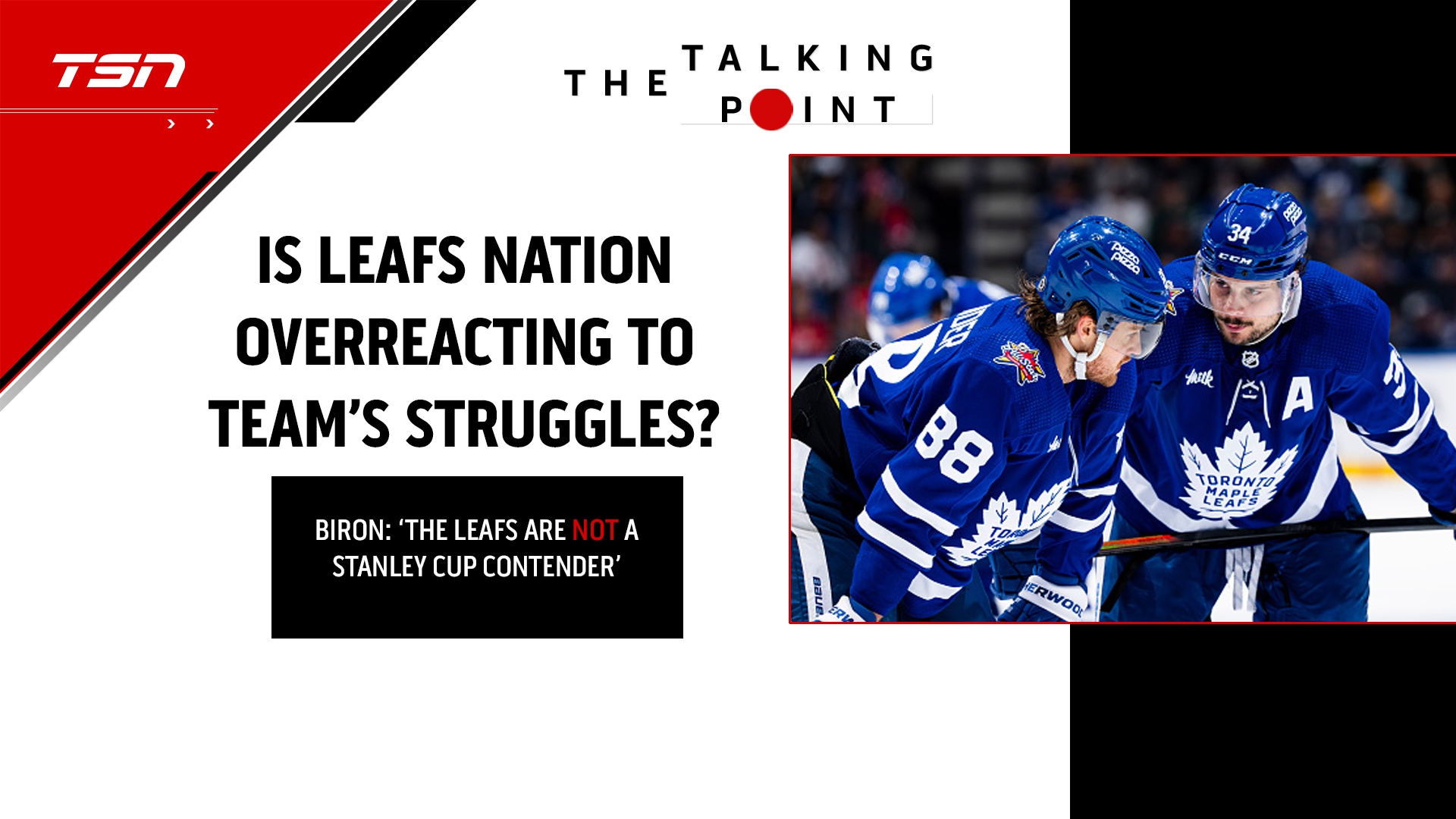 The Talking Point: Is Leafs Nation overreacting to team's struggles ...
