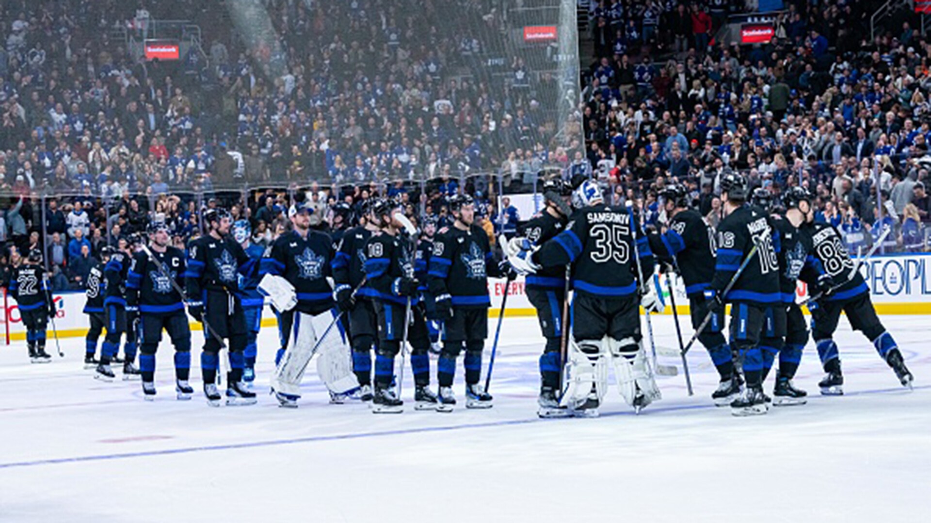 Corrado on Samsonov: 'He's gotten better in every game he's played in'