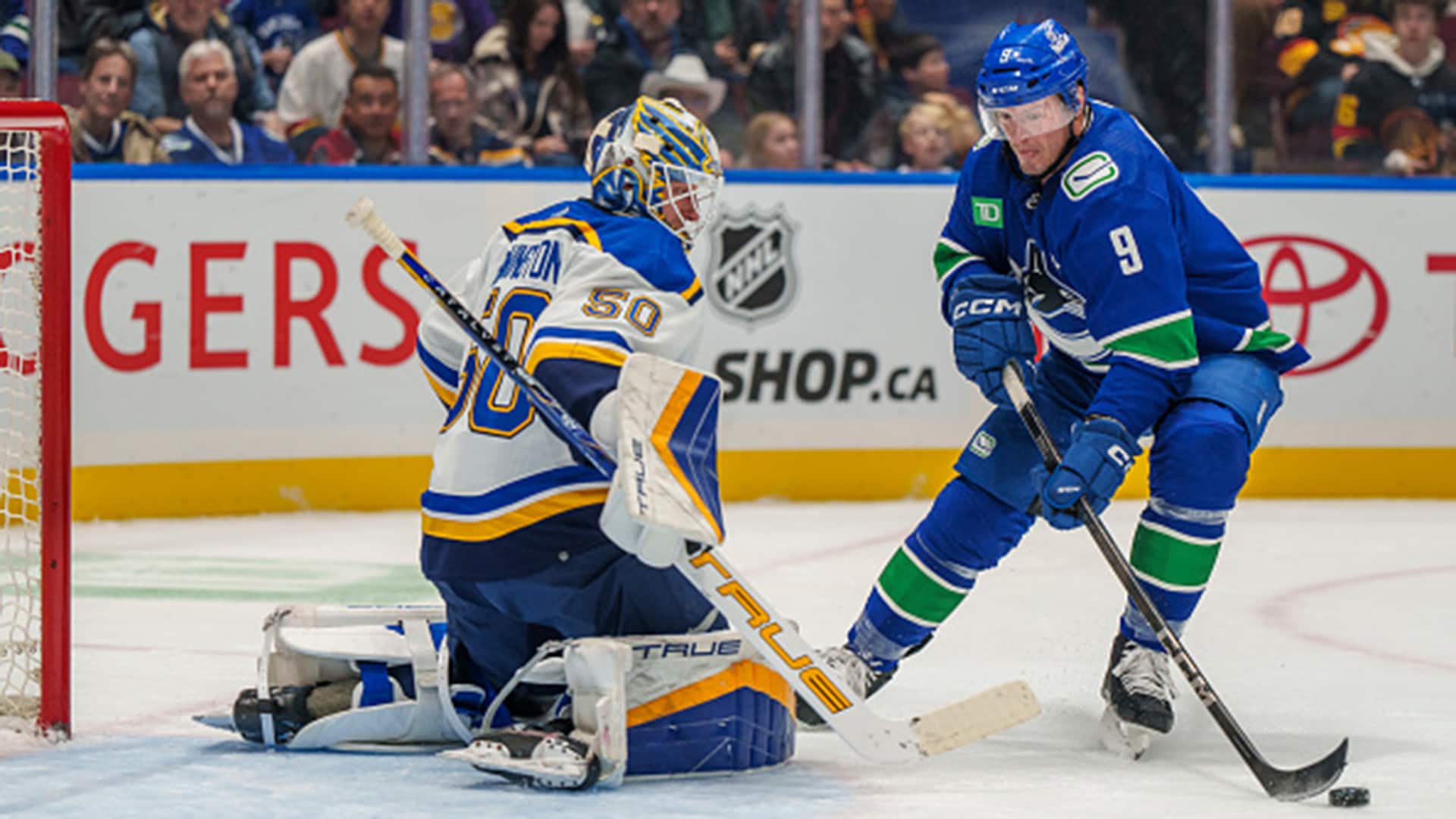 Top of the league Canucks look for fourth straight win with Blues in ...