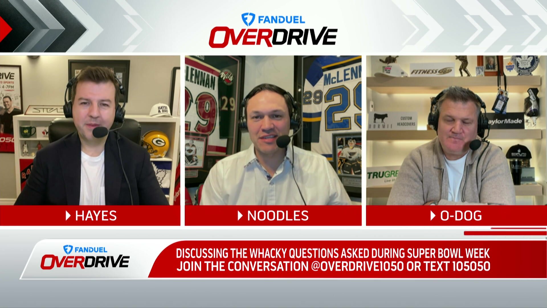 How would the OverDrive guys handle the strange questions at Super Bowl ...