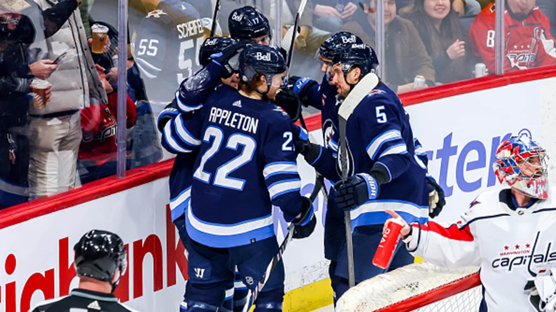 NHL: Capitals 0, Jets 3