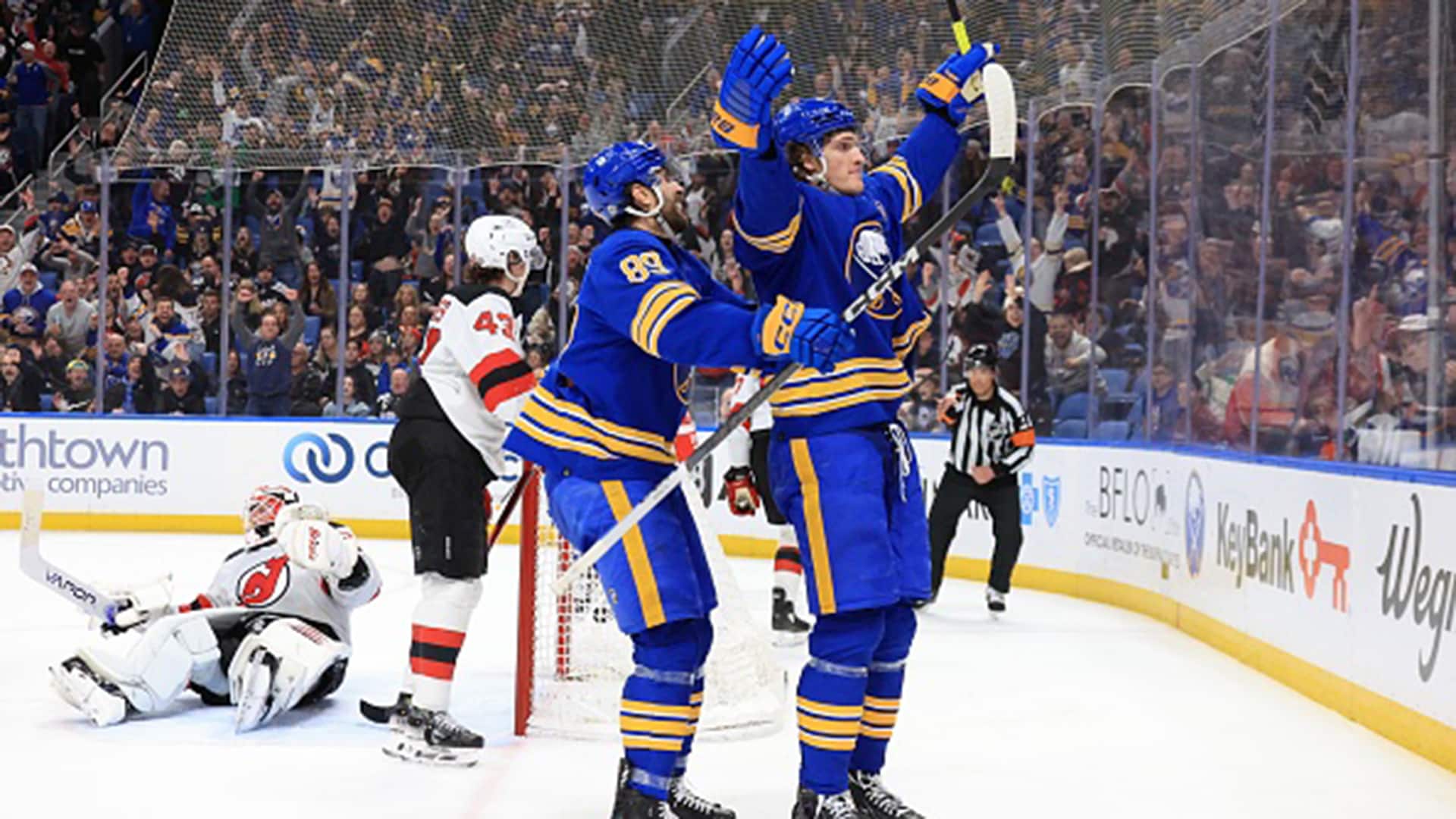 NHL: Devils 2, Sabres 5