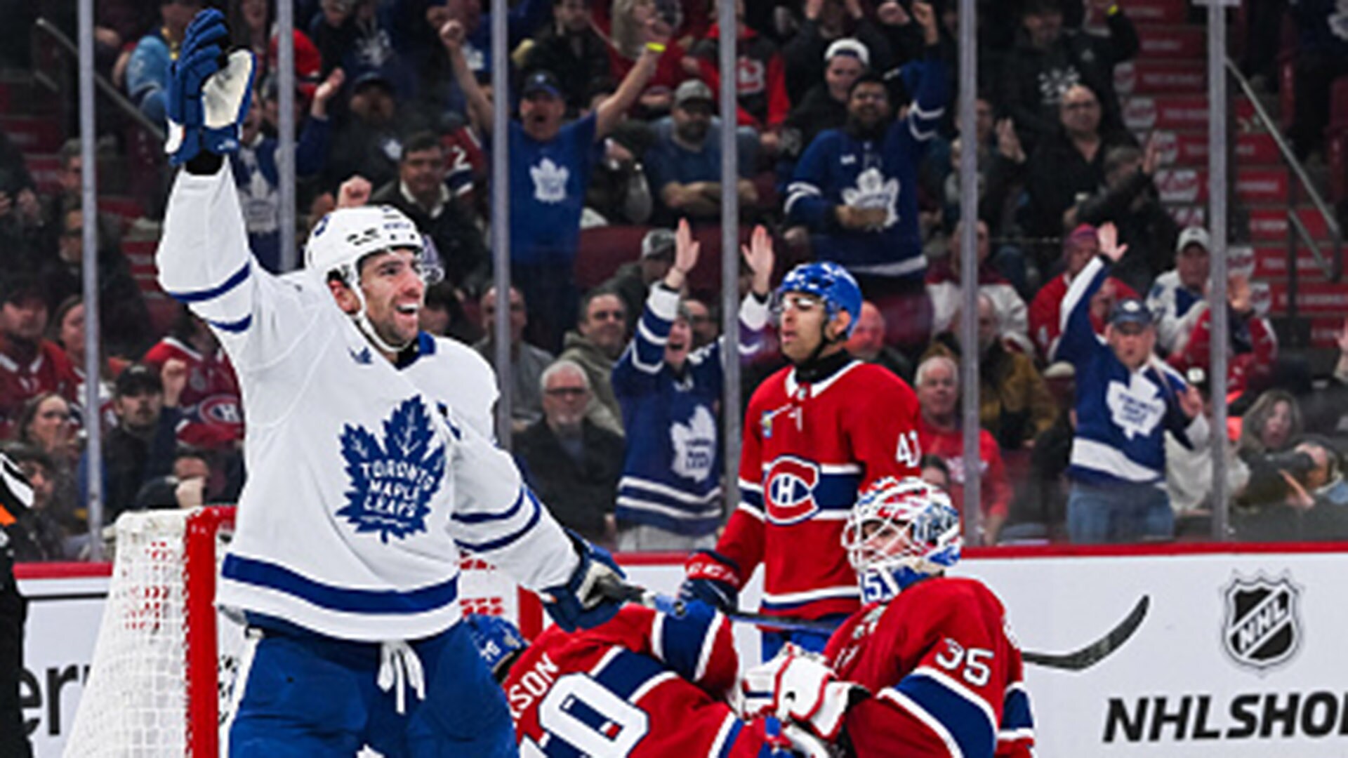 NHL: Maple Leafs 3, Canadiens 2