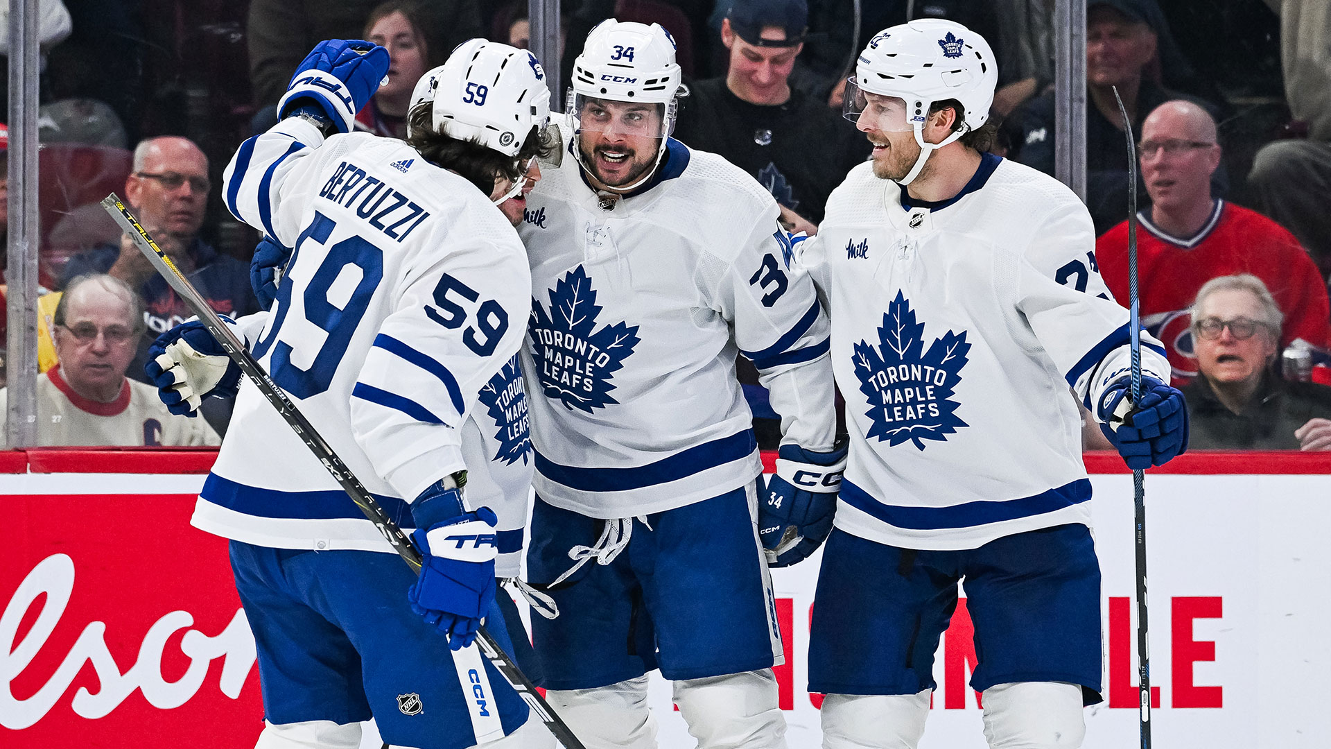 Matthews embraces Montreal boos as top-line chemistry builds