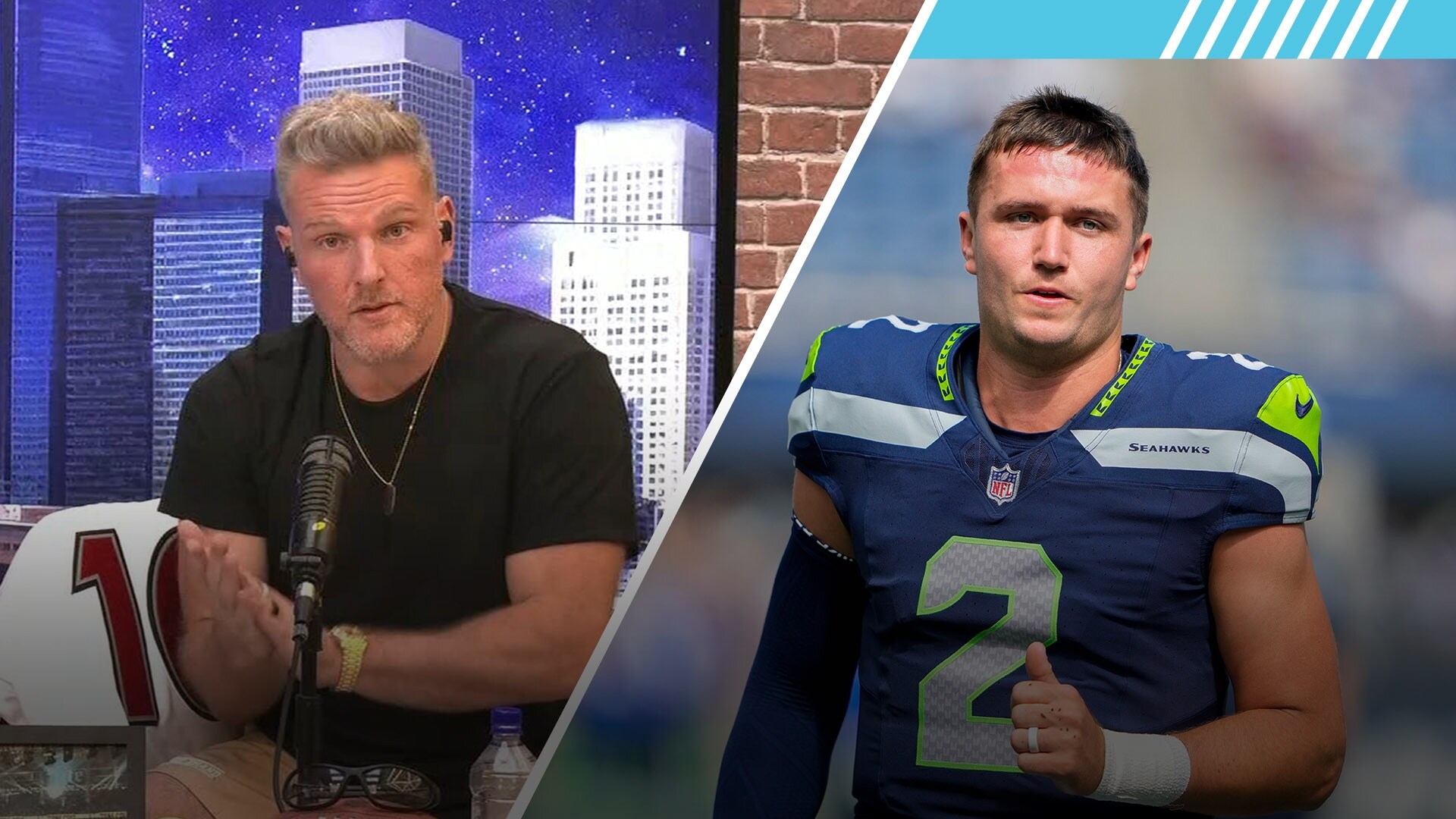 Pat McAfee asks 'Why not Drew Lock?' in New York