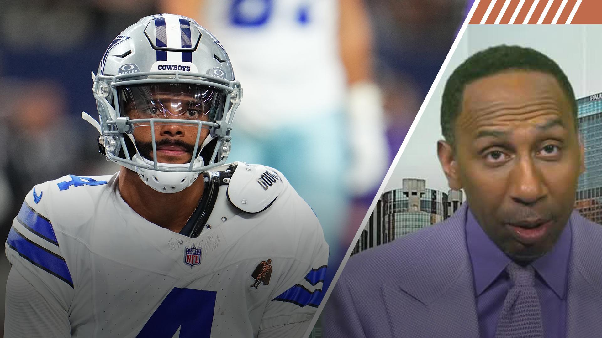 Stephen A. on how quickly Jalen Hurts has surpassed Dak Prescott ...