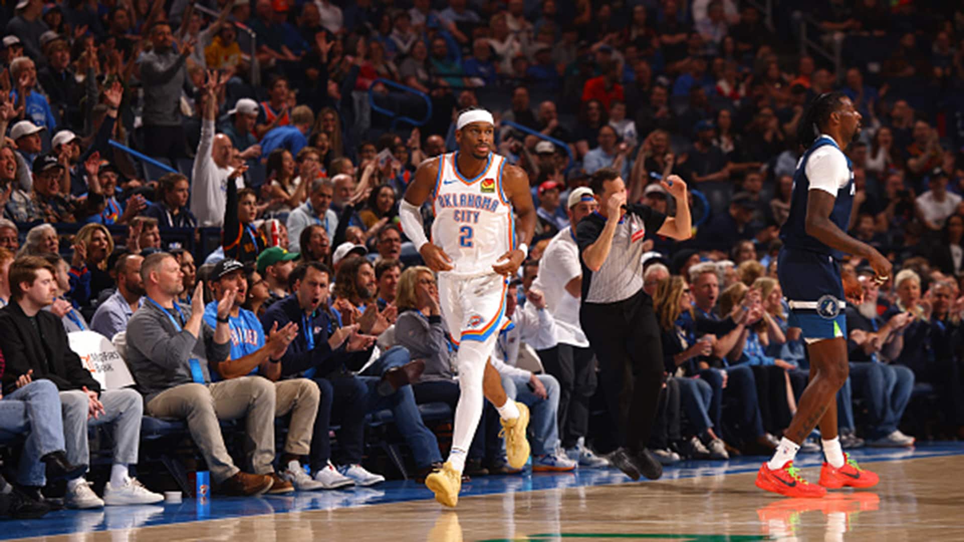 Timberwolves use 'complete team effort' to shock Thunder in OT - Video ...