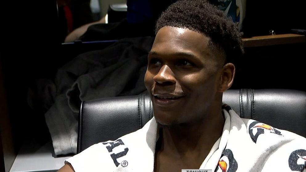 Anthony Edwards has reporters cracking up with Luka trade answers ...