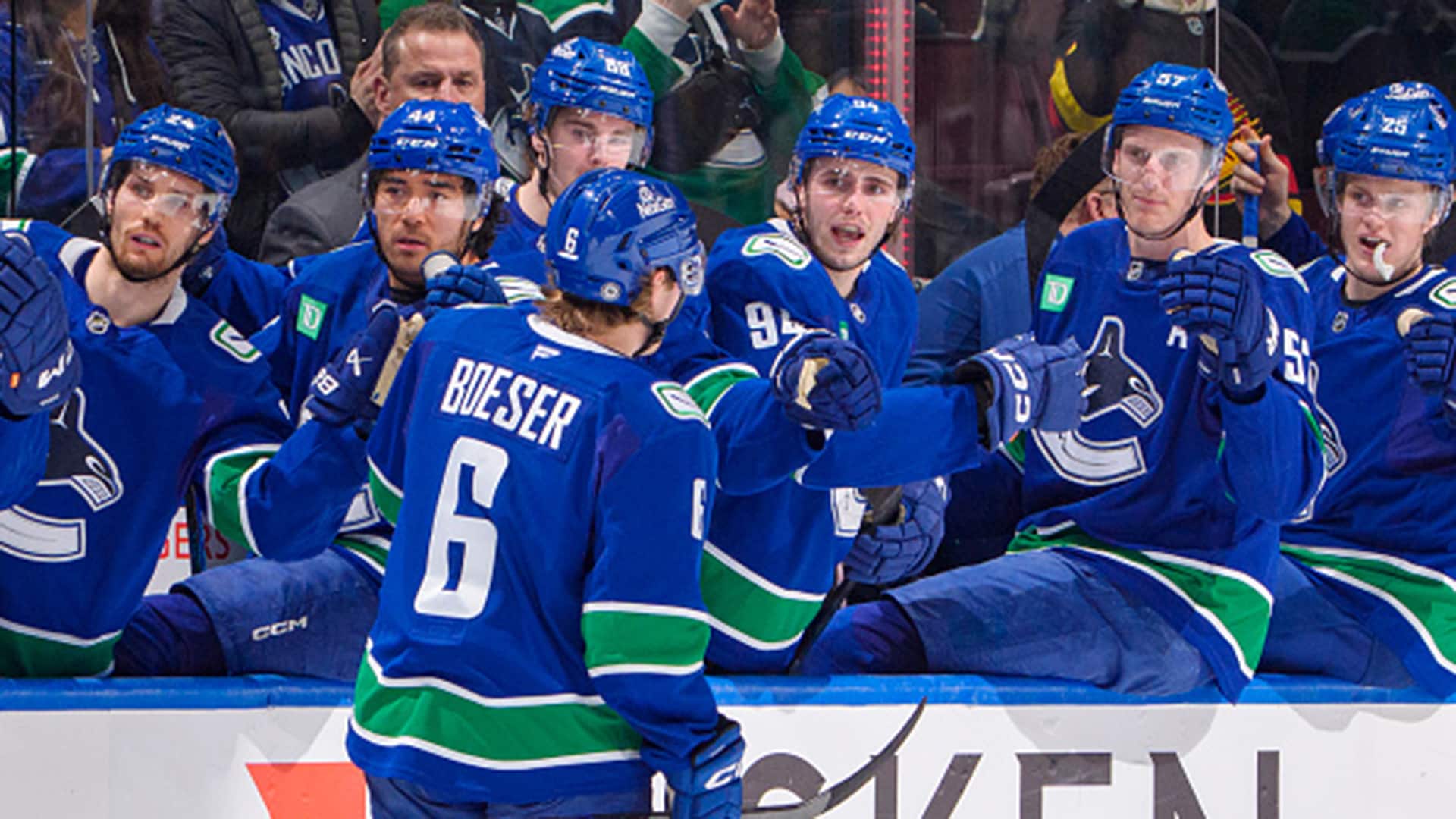 Oilers explode for 7 goals against Utah; Boeser breaks scoring slump in ...