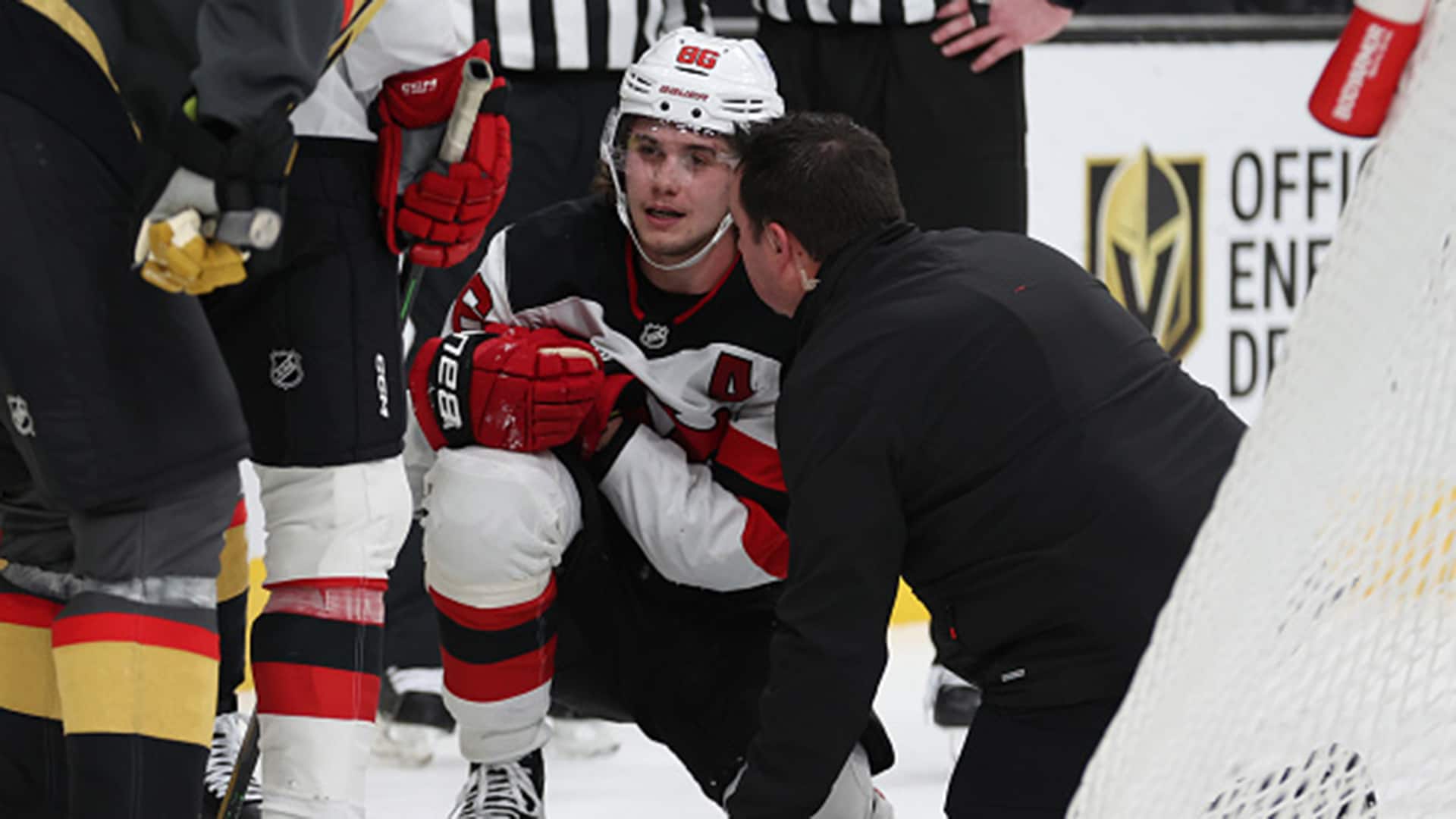 Devils F Hughes out for remainder of the season after shoulder surgery ...