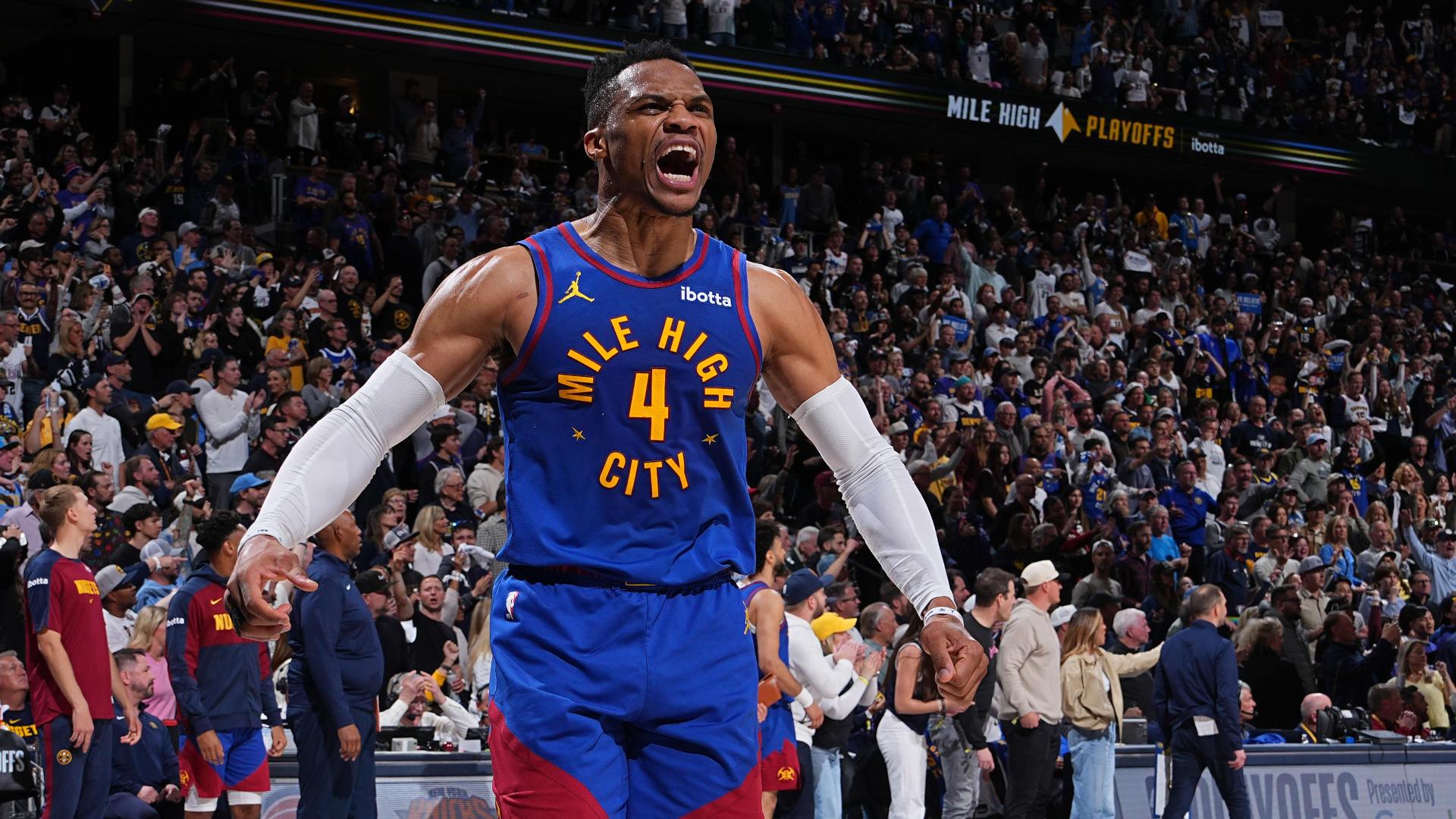 Russell Westbrook's clutch defensive play helps Nuggets hang on in Game ...