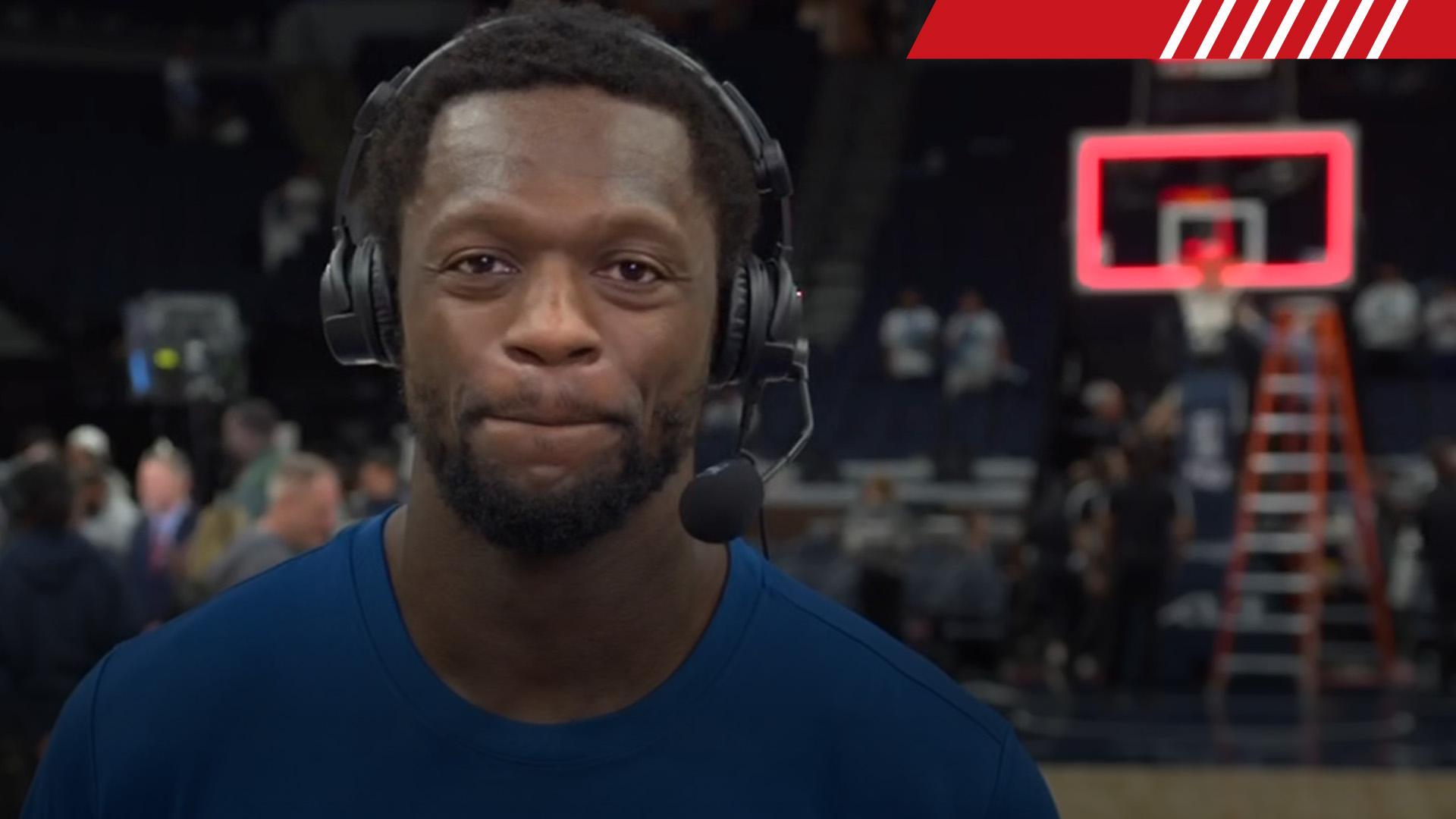 Randle: Wolves fans 'gave us the juice tonight' - Video - TSN