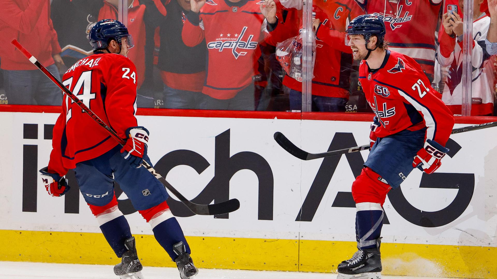 Connor McMichael breaks away to give Caps lead in 2nd - Video - TSN