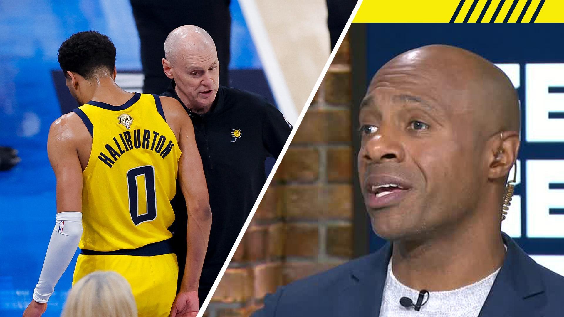 Did Rick Carlisle make the right call to keep Tyrese Haliburton in Game ...