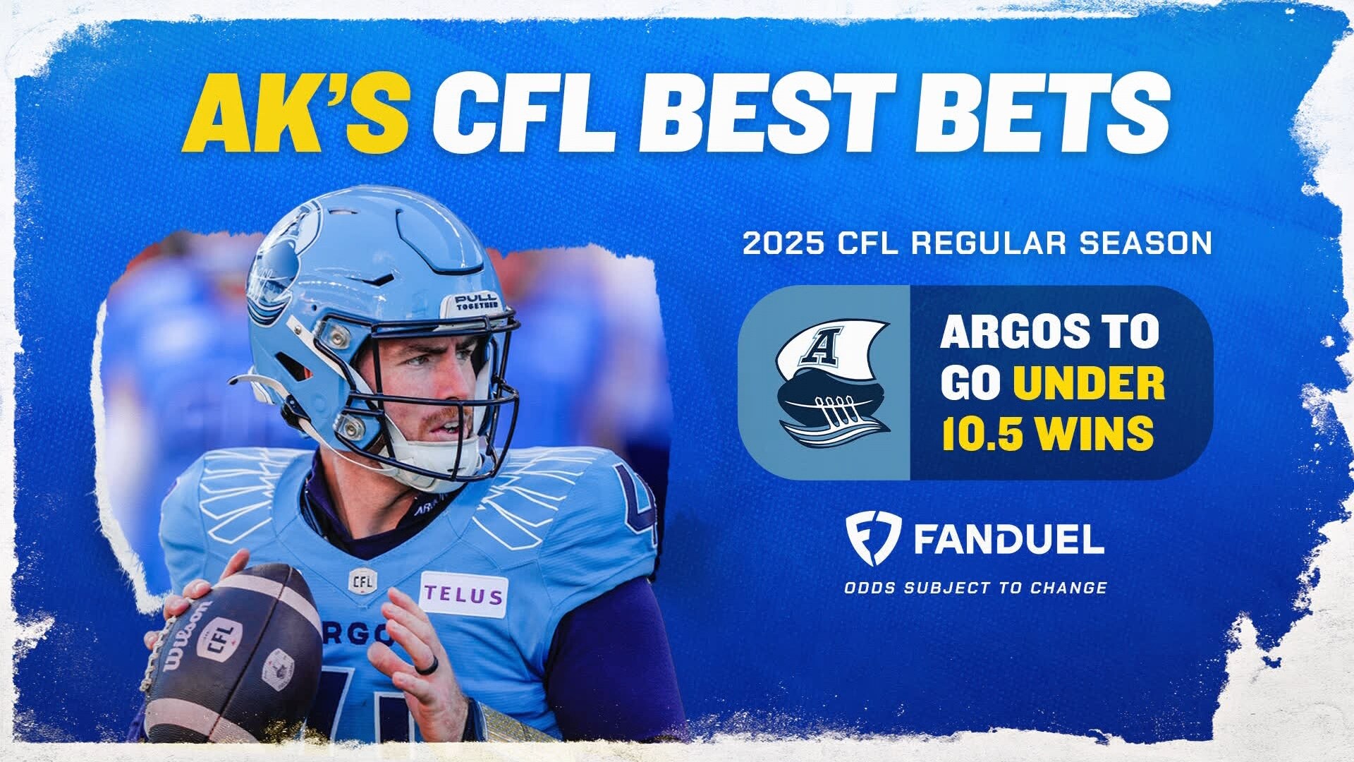 CFL Best Bets: Banged up Argos could struggle to reach season win total ...