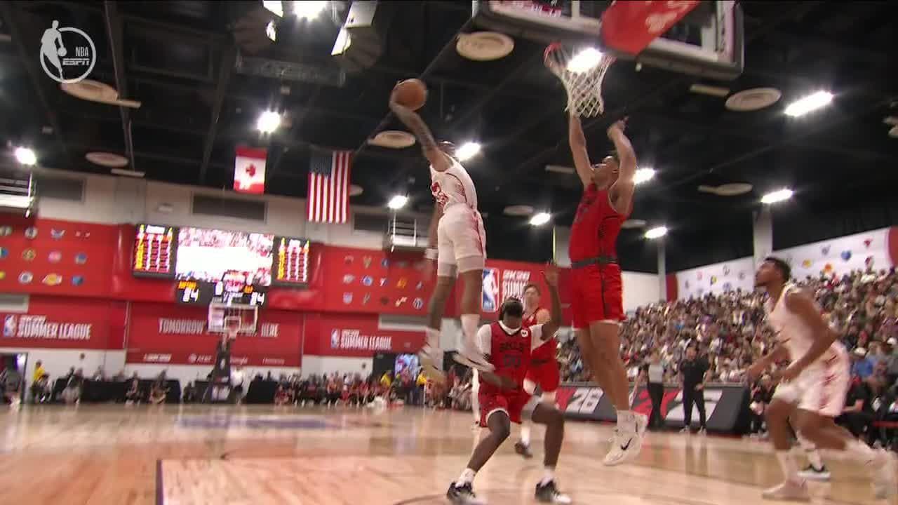 Must See: Alijah Martin throws down ferocious jam for Raptors - Video - TSN