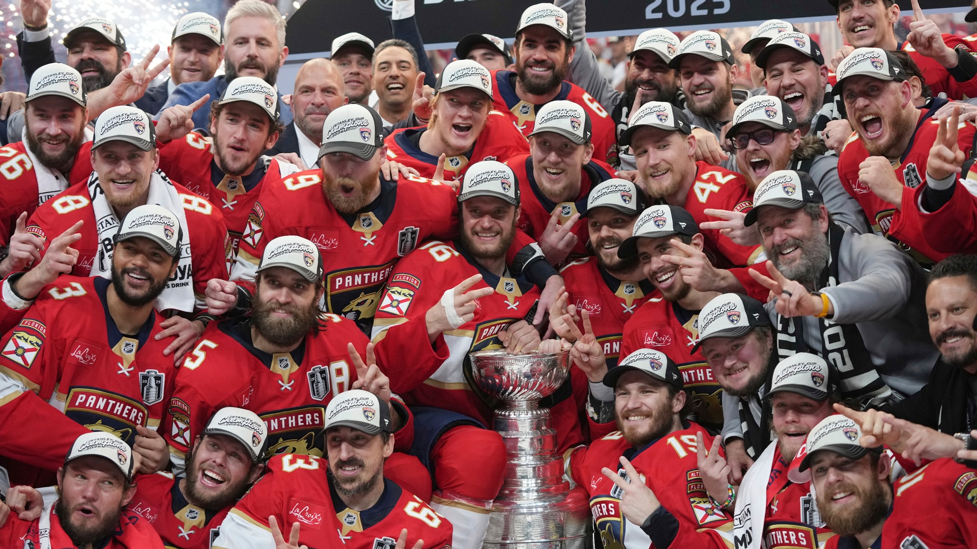 NHL season opens October 7th with Panthers raising Stanley Cup banner ...