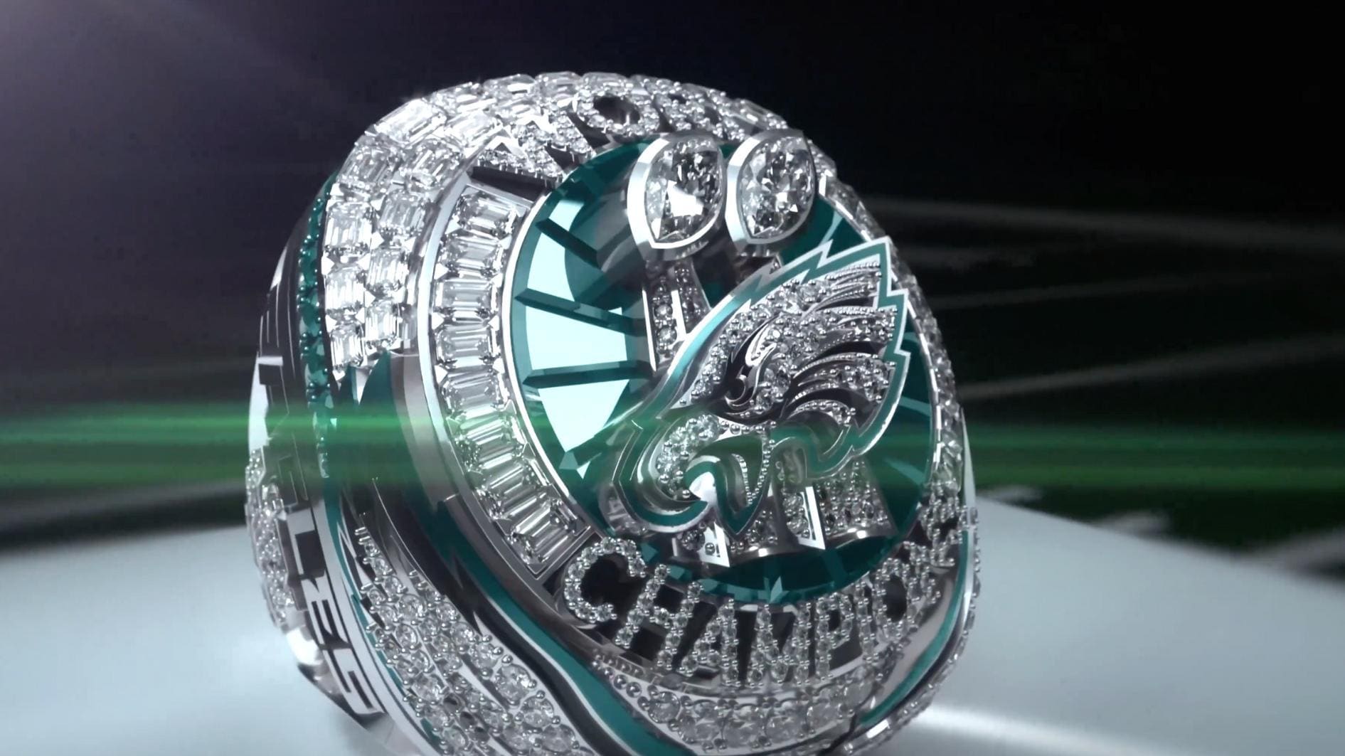 Eagles reveal flashy Super Bowl ring - Video - TSN
